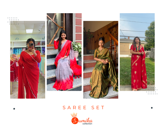 Nepali & Indian Clothing in USA | Saree Set | Sumika Collection