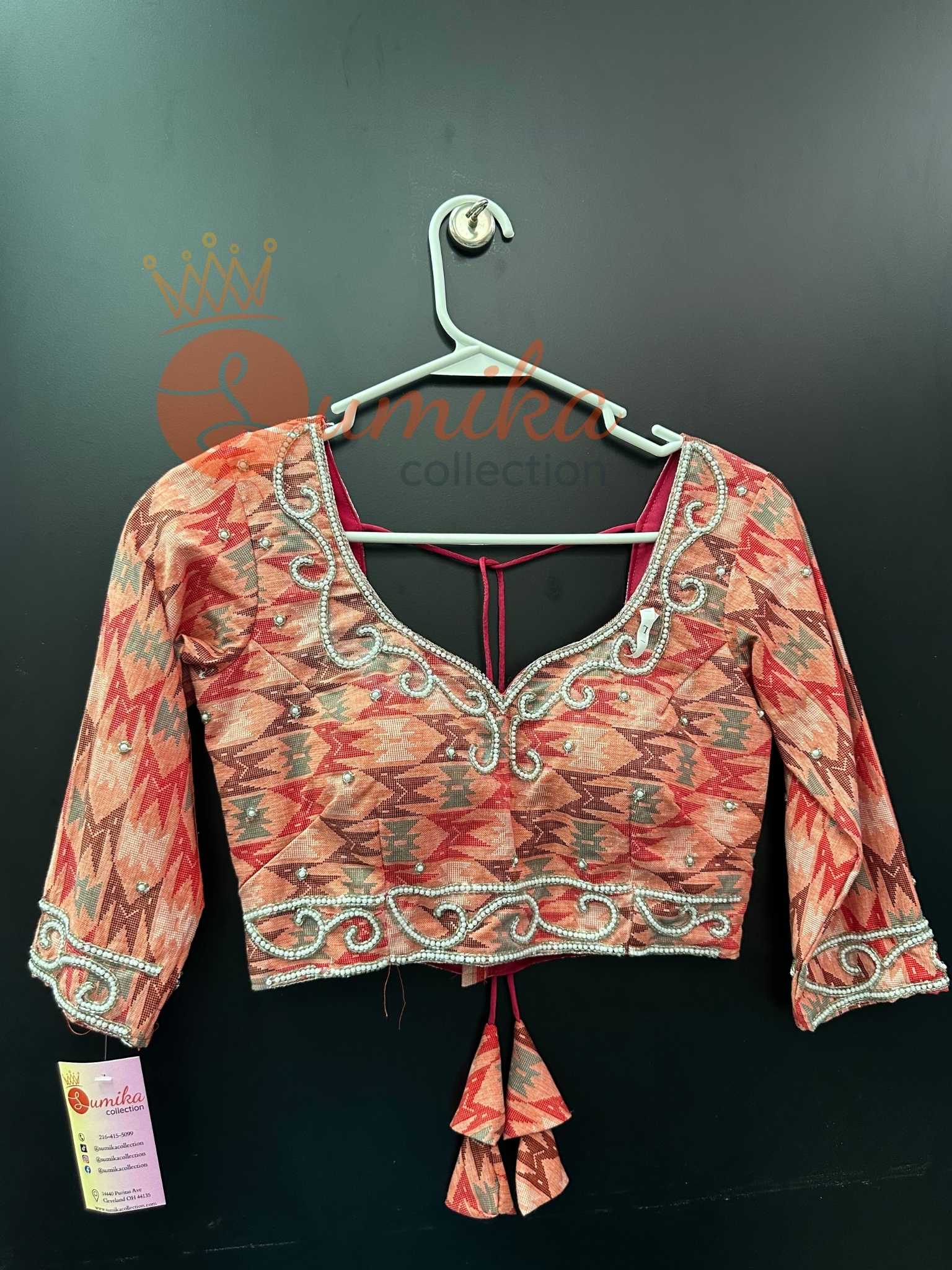 SALE $25 - Dhaka Hand Boutique Blouse | Nepali Blouse Sale